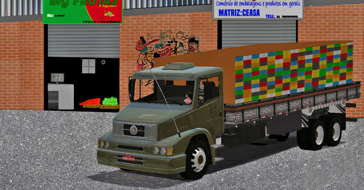 Skins Mercedes Benz 1620 Esitlo Verdureiro | Rodrigo Games