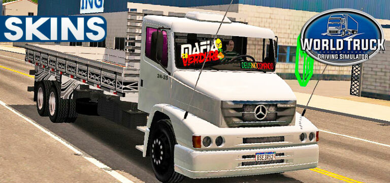 Skins Mercedes Benz ATRON CINZA (SKIN DO 1620) | Rodrigo Games