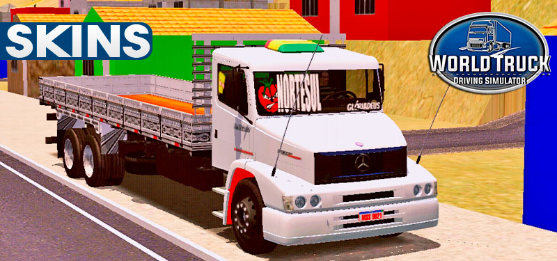 Skins Mercedes Benz 1620 Branco Verdureiro ‘QUALIFICADO’ | Rodrigo Games