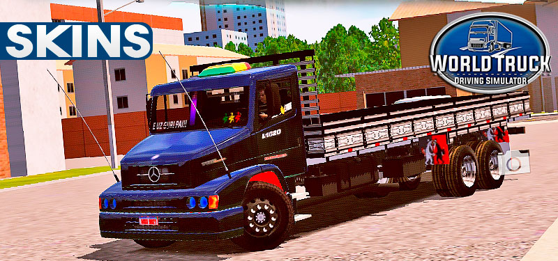 Skins Mercedes Benz 1620 Preto (VERDUREIRO ESTILY) | Rodrigo Games