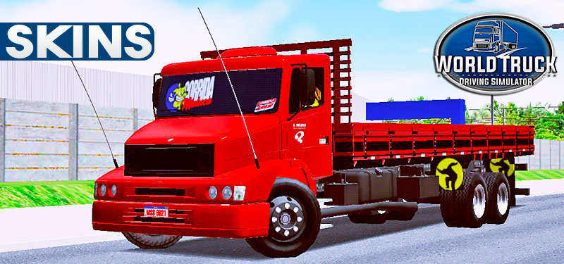 Skins Mercedes Benz 1620 Vermelho Verdureiro Qualificado ‘D ORIGEM’ | Rodrigo Games